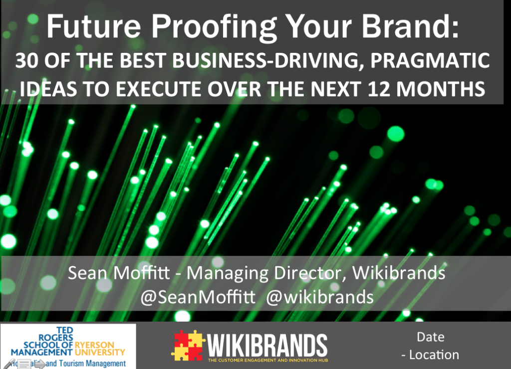 Futreproofing Your Brand | Sean Moffitt